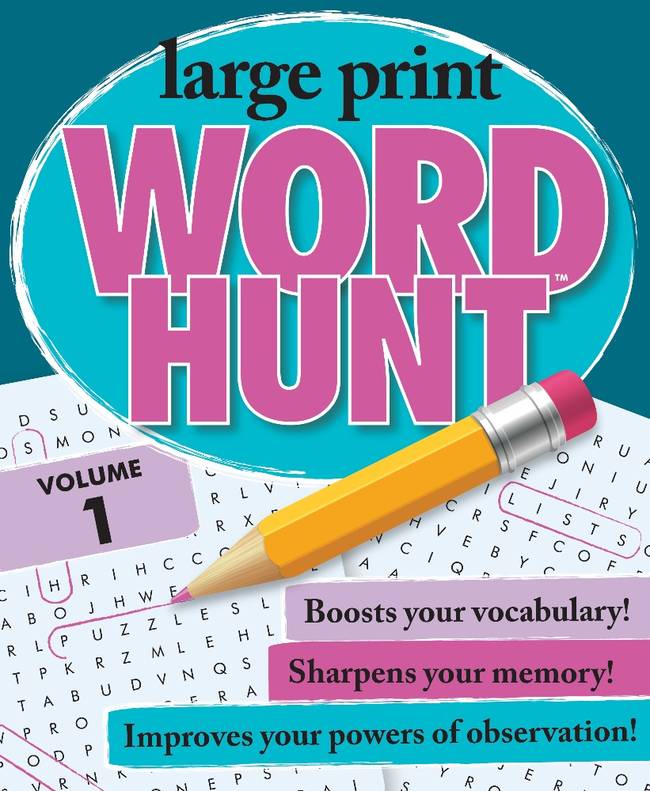 Large Print Word Hunt Vol 1 By Beaver Books