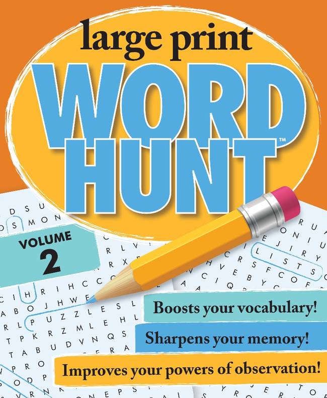 Large Print Word Hunt Vol 2 By Beaver Books